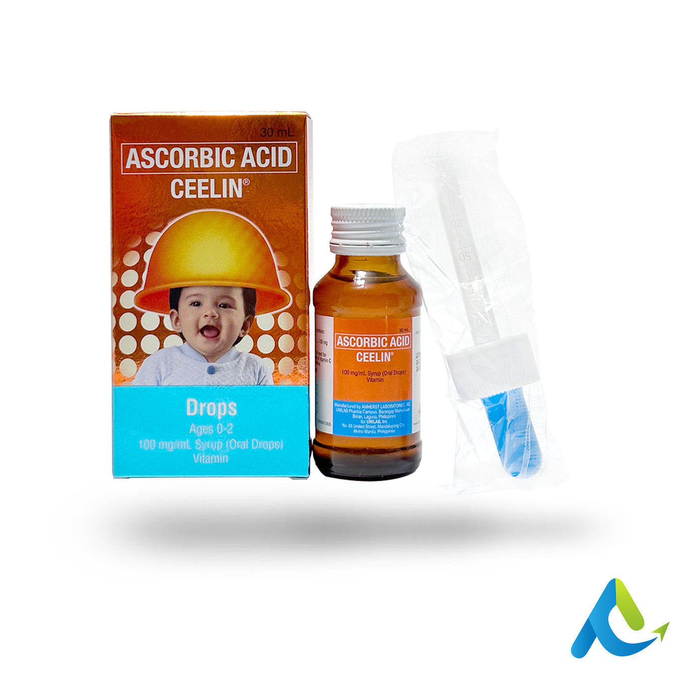 Ascorbic Acid Ceelin Drops (Years 0-2) 100ml – avica.com